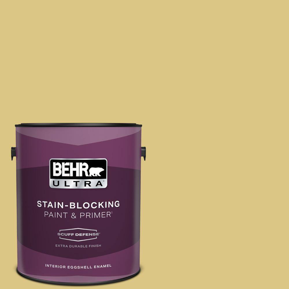 BEHR ULTRA 1 gal. #390D-5 Sea Kelp Extra Durable Eggshell Enamel ...