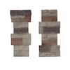 GenStone Stacked Stone 11.25 in. x 24 in. Kenai Faux Pillar Panel ...