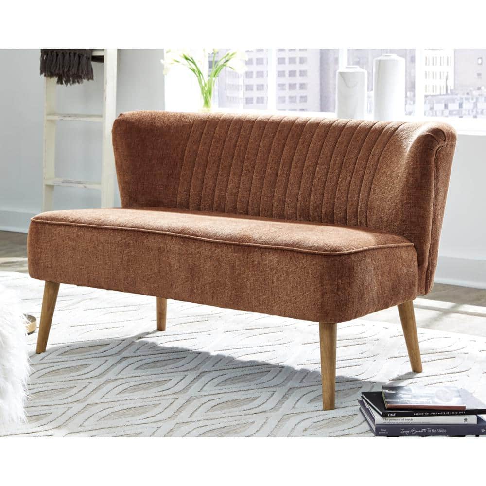 Signature DESIGN BY ASHLEY Collbury Contemporary Brown Polyester 50 in ...