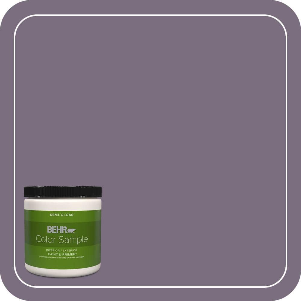 BEHR PREMIUM PLUS 8 oz. #MQ5-37 Composers Magic Semi-Gloss Interior ...