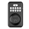 Defiant Single Cylinder Square Electronic Keypad Deadbolt Matte Black ...