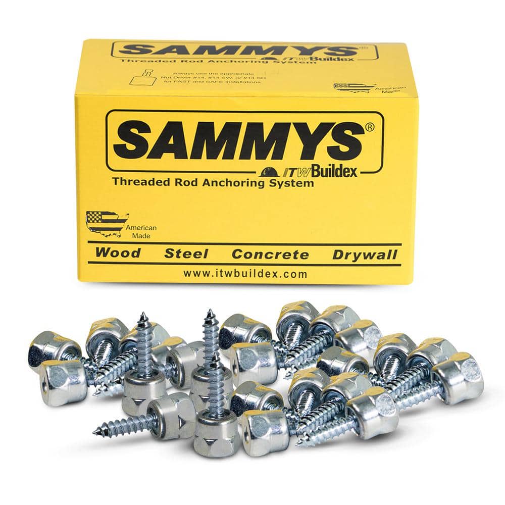 PLUMBFLEX 1/4 in. x 1 in. Vertical Rod Anchor Super Screw 3/8 in ...