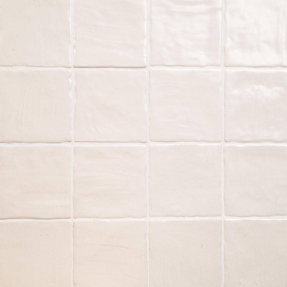 A&A Surfaces Take Home Tile Sample-Zelyge Star 4 in. x 4 in. Satin Ceramic Floor and Wall Tile ...