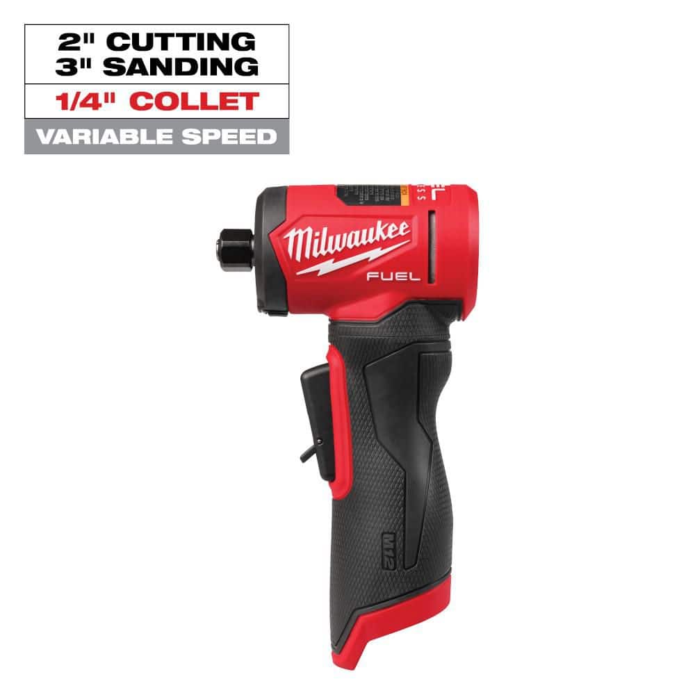 Milwaukee M12 FUEL 12V Lithium-Ion Brushless Cordless 1/4 in. Right ...