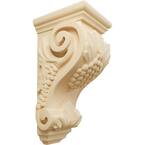 Ekena Millwork 5 in. x 4-1/2 in. x 10 in. Unfinished Wood Maple Medium ...