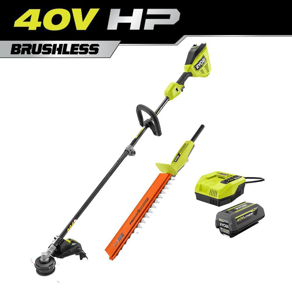 Ryobi Tools Trimmer 18V ONE HP Brushless 15" String Trimmer Kit Ryobi ...