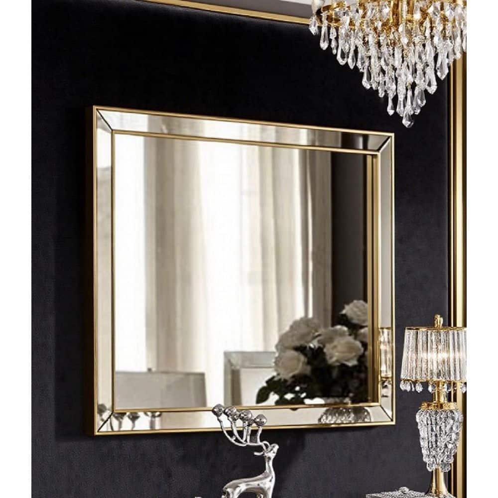 ECOCHIC SPACES INC Series Platinum Silver 32 in. W x 36 in. H Rectangle ...