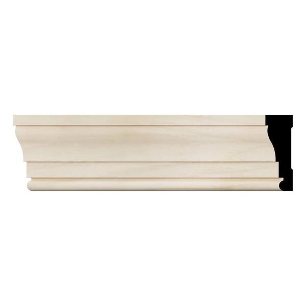 Ekena Millwork WM376 0.69 in. D x 2.25 in. W x 96 in. L Wood (Poplar ...