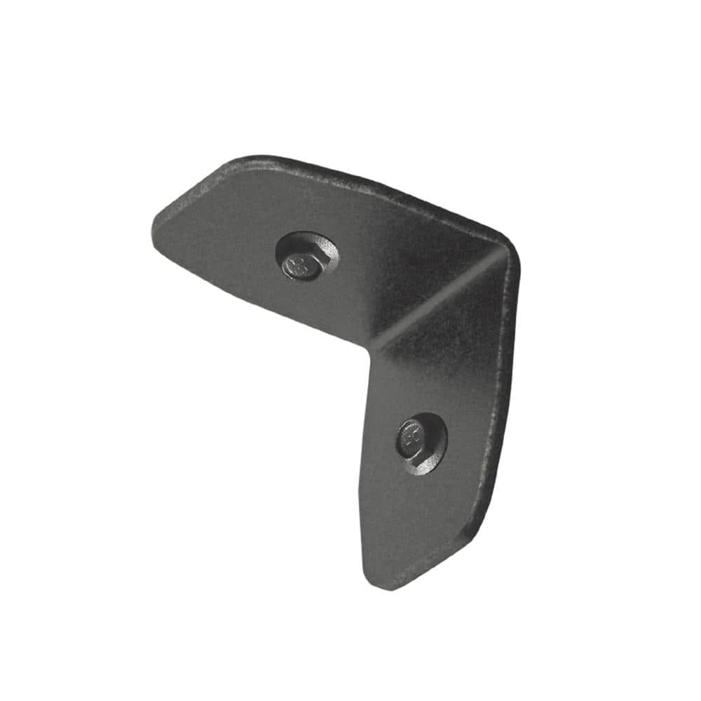 NUVO IRON 2 in. Black Galvanized Steel Traditional Rafter Clips (12 ...