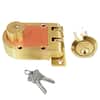 Premier Lock Satin Bronze High Security Heavy-Duty Jimmy Proof Double ...