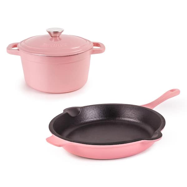 BergHOFF BergHOFF Neo 3-Piece Cast Iron Cookware Set, Fry Pan and Round ...