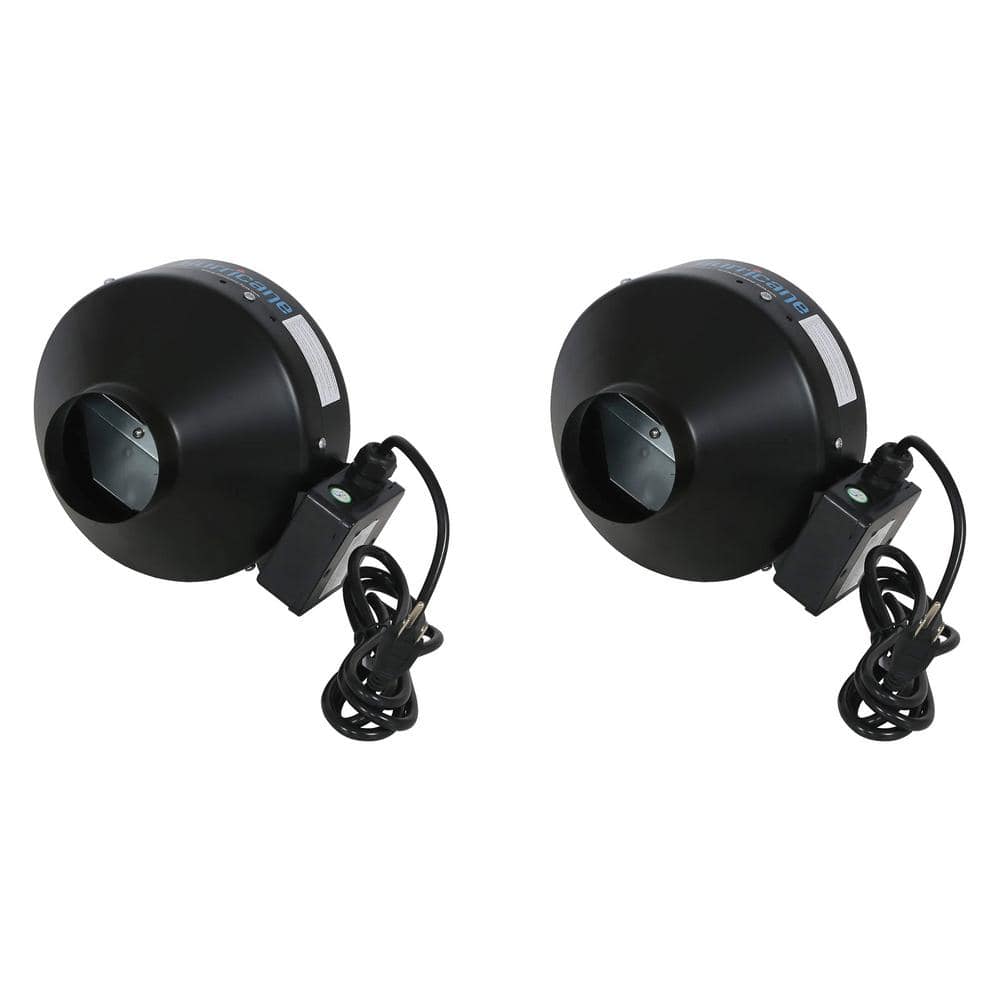 Hurricane 4 in. Commercial Grade Inline Wall Fan for HVAC and ...