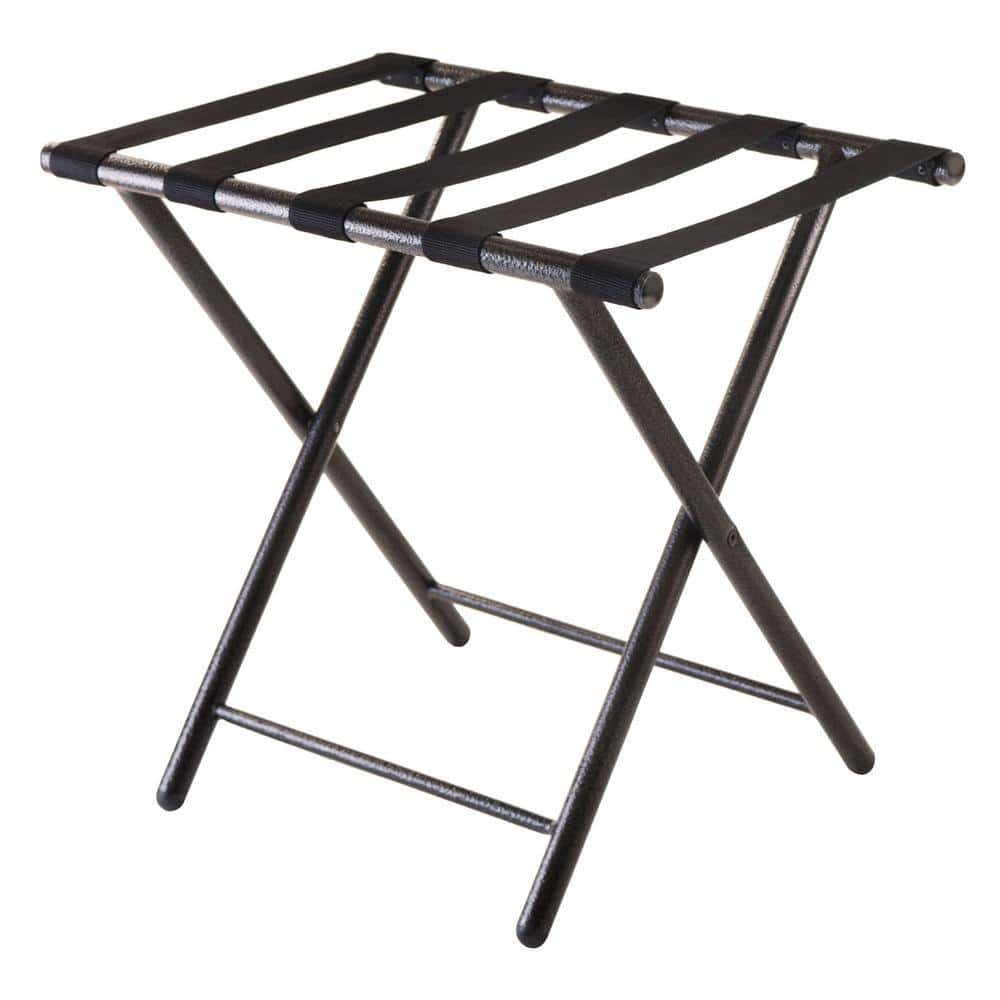WINSOME WOOD Tavin Folding Straight Leg Luggage Rack 93522 - The Home Depot