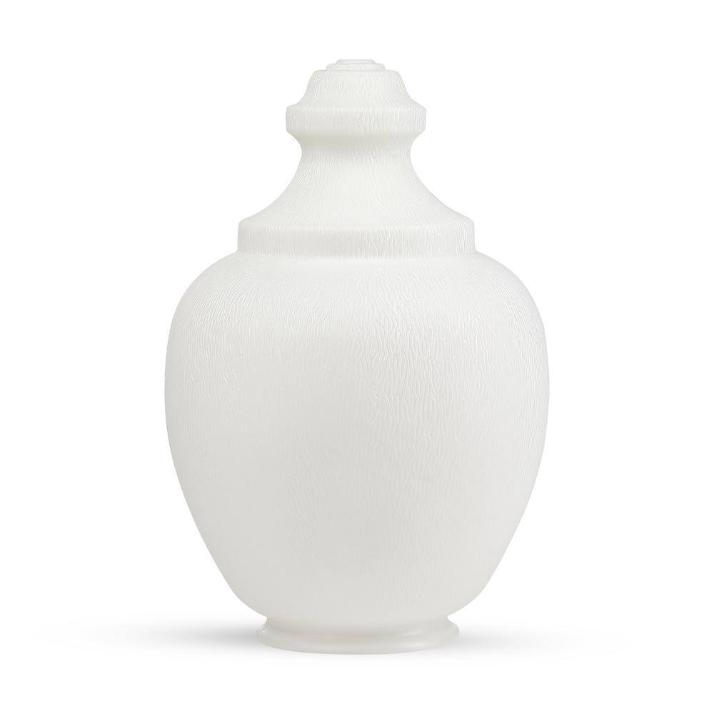 SOLUS 16.81 in. H x 10.75 in. W and 5.75 in. OD White Polyethylene ...