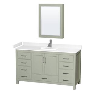 Wyndham Collection Sheffield 30 in. W x 22 in. D x 35 in. H Single Bath ...