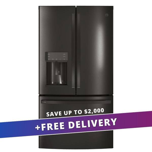 GE Profile 27.8 cu. ft. French Door Refrigerator with Hands-Free ...