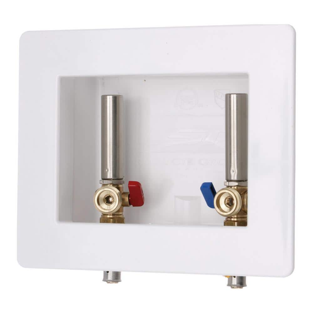 Viega PureFlow 1/2 in. Press Fire-Rated Washing Machine Outlet Box w ...