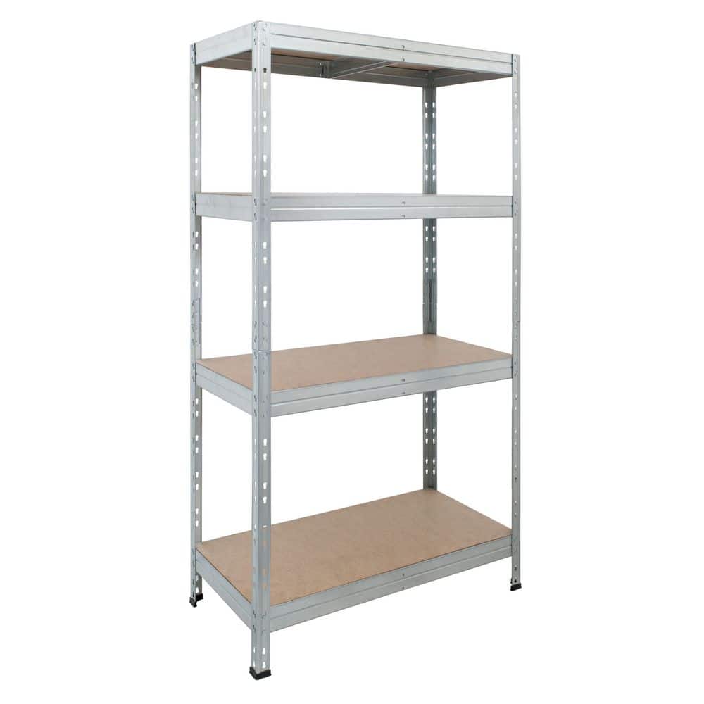 AR SHELVING Garage Series 4-Tier Galvanized Steel Garage Storage ...