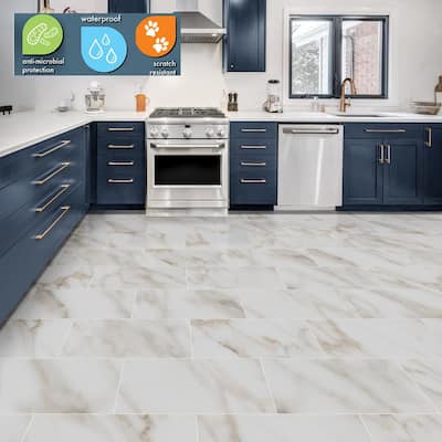Marble Look - Lifeproof - Vinyl Tile Flooring - Vinyl Flooring - The ...