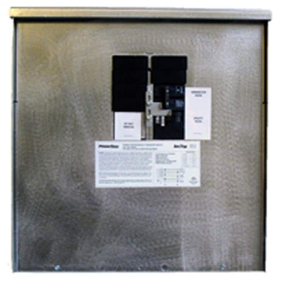 Generac 200 Amp 7,500-Watt Non-Fuse Outdoor Manual Transfer Switch 6382 ...