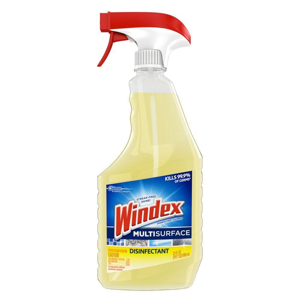 Windex 23 fl. oz. Multi-Surface Disinfectant Cleaner 679594 - The Home ...