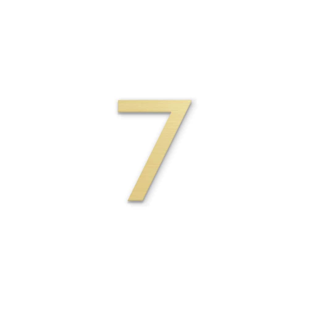 POST & PORCH 4 in. Magnetic Numbers - Gold Number 7 numbers-gold-7 ...