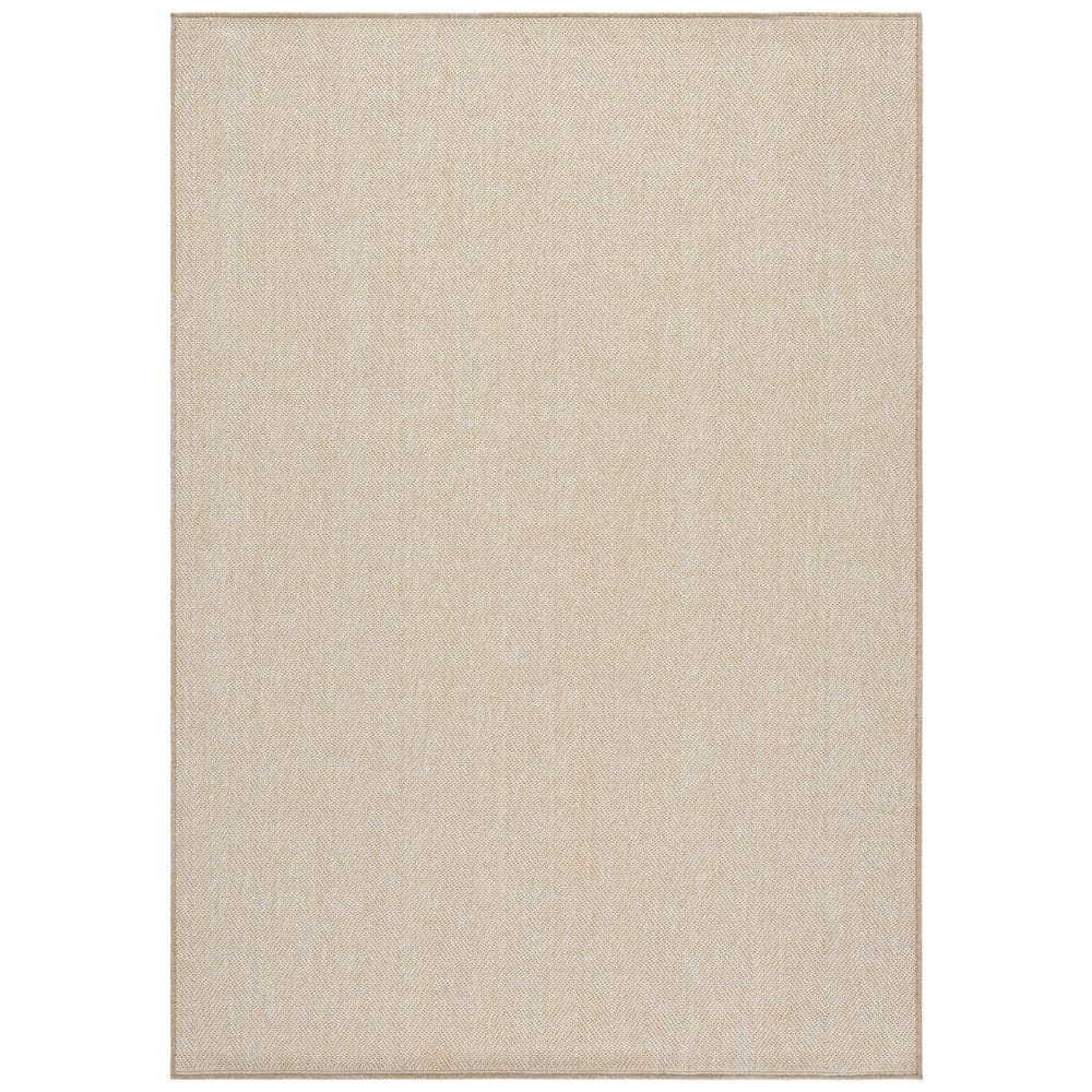 SAFAVIEH Sisal Performance 8 ft. x 10 ft. Beige Striped Chevron Area ...