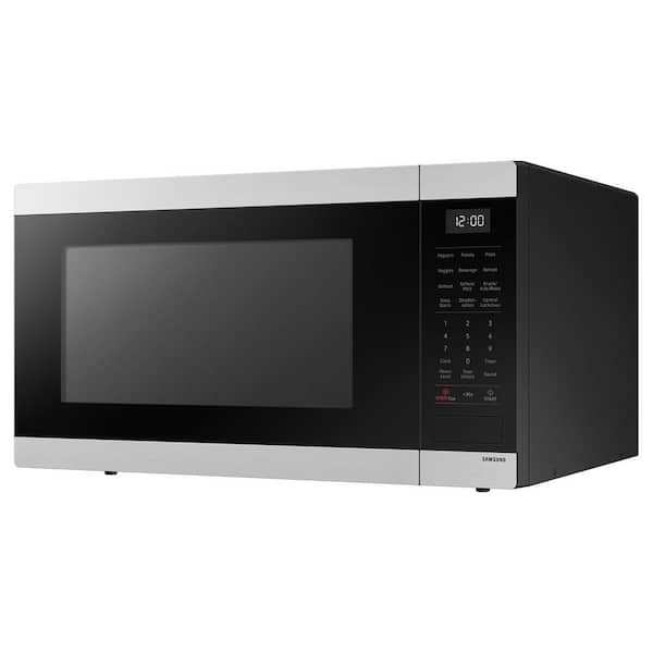 Samsung 1.9 cu. ft. 900 W Countertop Microwave in Stainless Steel with ...