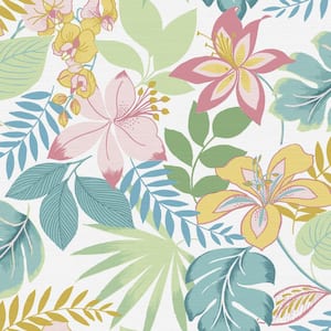 Envy Paradiso Multi Matte Non Woven Removable Paste The Wall Wallpaper ...