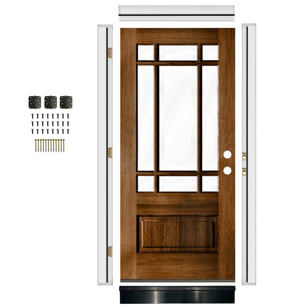 Krosswood Doors Ready-to-Assemble 36 in x 80 in Prairie Hemlock Left ...