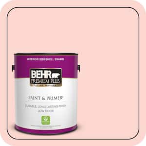 BEHR PREMIUM PLUS 8 oz. #170C-2 Creamy Peach Semi-Gloss Interior ...