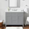 Home Decorators Collection Mayfield 42 in. Single Sink American Gray ...