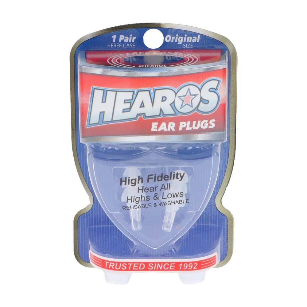 HEAROS High Fidelity Ear Plugs-6 Pack (6 Total Pairs) 211 GC - The Home ...