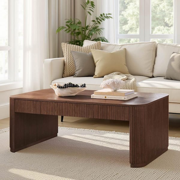 Reviews for Harper & Bright Designs 47 in. Walnut Oval 100% Solid ...