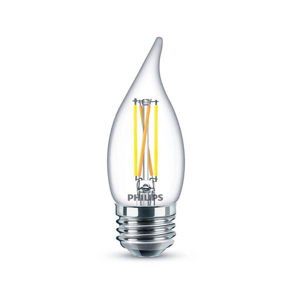 Philips 40-Watt Equivalent BA11 Ultra Definition LED Light Bulb 2700K 3 ...