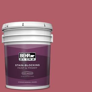 BEHR ULTRA 1 gal. #130D-5 Rhubarb Extra Durable Satin Enamel Interior ...