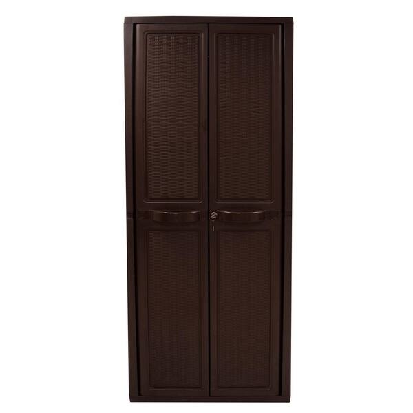 Inval 27.13 in. W x 69 in. H x 18.7 in. D Large 3-Shelf Freestanding ...