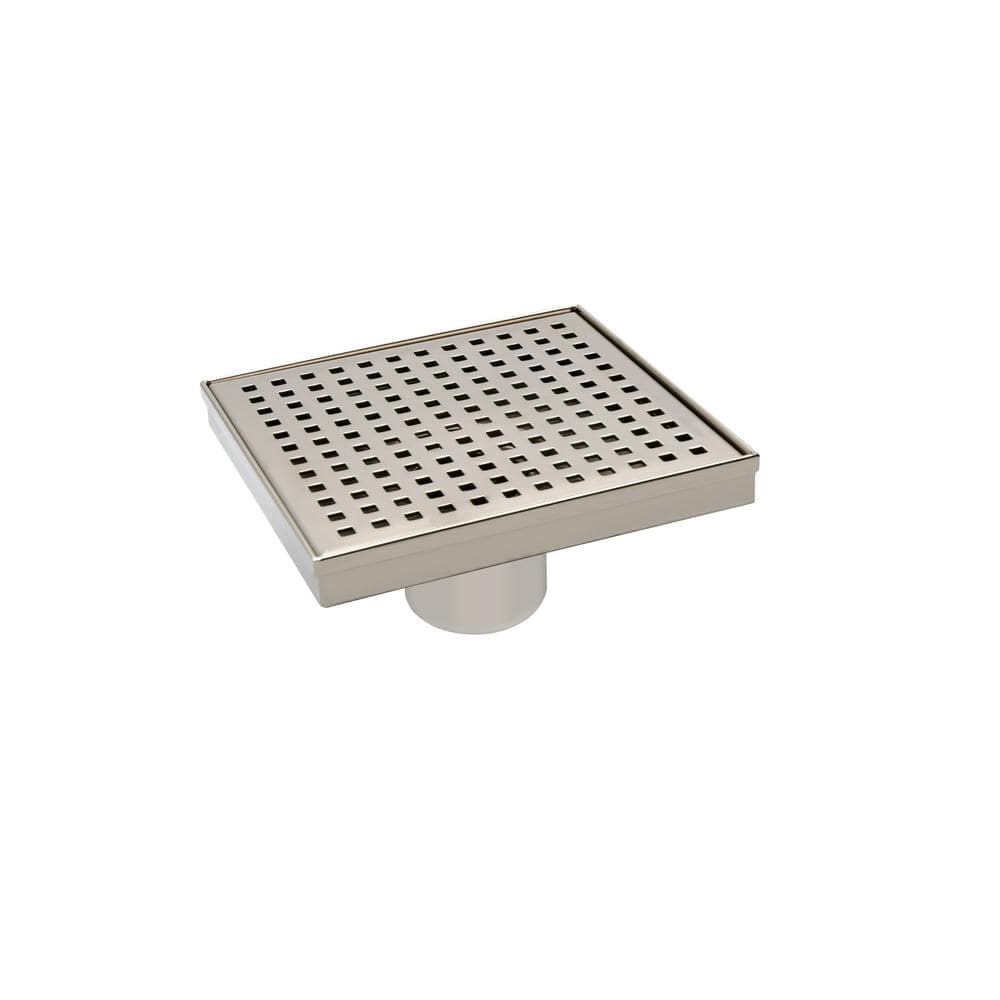 Innova 6 in. Square Pattern Grid Designer Square Drain PF3025-BN - The ...