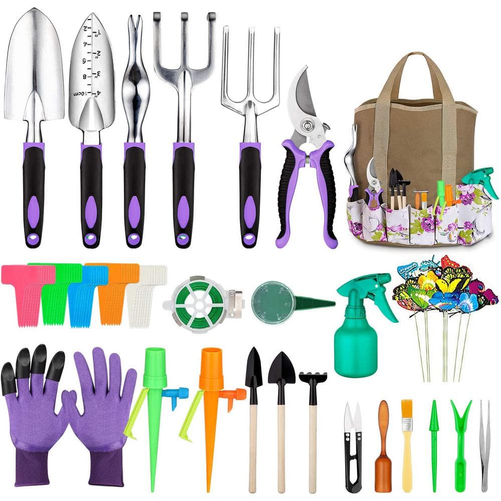 EVEAGE 83-Piece Garden Tool Set B08J3RW7SF/YCQ - The Home Depot