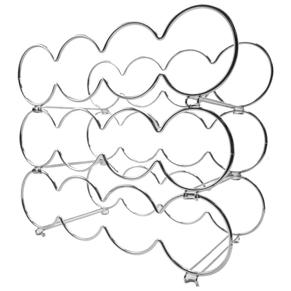 Sorbus 3-Tier Stackable Round Classic Style Wine Racks for Bottles ...