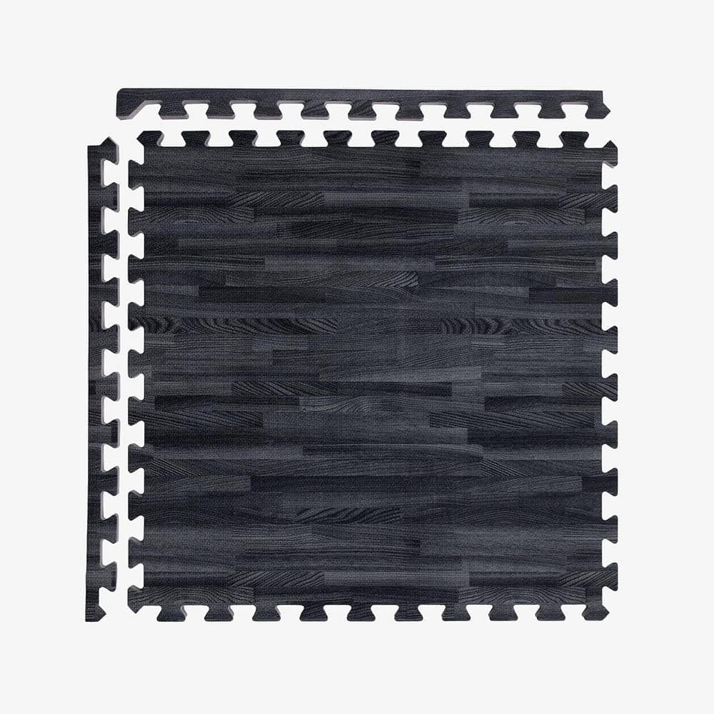 Reviews for FLOORINGINC Black 2 ft. x 2 ft. x 5/8 in. T Soft Wood Print ...