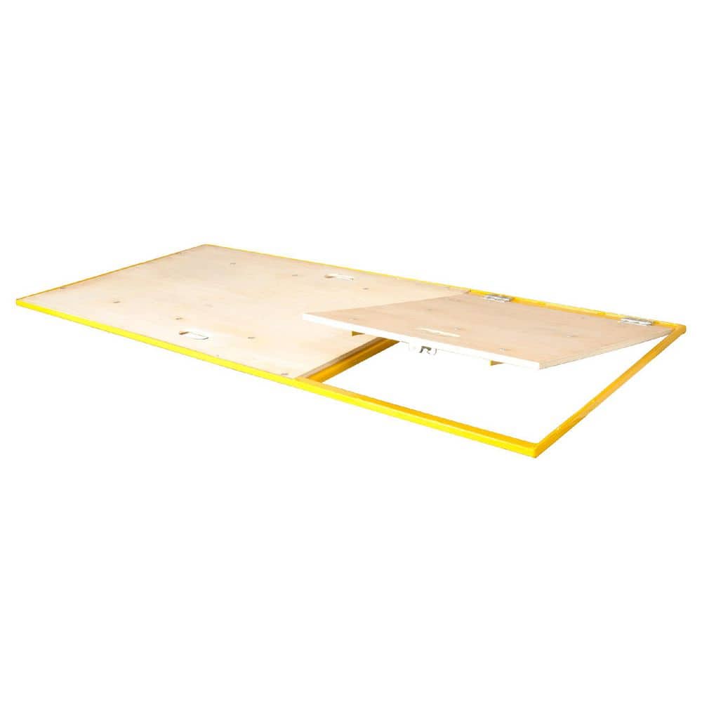 MetalTech Wood Platform Walk Board with Trap Door for Baker Scaffolding ...