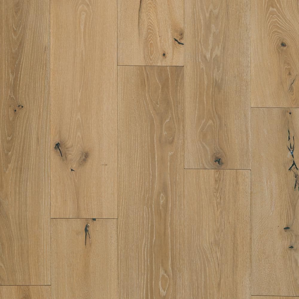 Blue Ridge Hardwood Flooring Take Home Sample-Peaceful White Oak 5/8 in. T x 9.44 in. W Tongue ...
