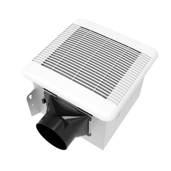 Commercial Electric 110 CFM 1.5 Sone Bathroom Exhaust Fan with Humidity ...
