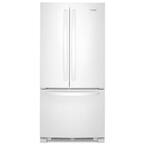 Whirlpool 33 in. 22 cu. ft. Standard Depth French Door Refrigerator in ...