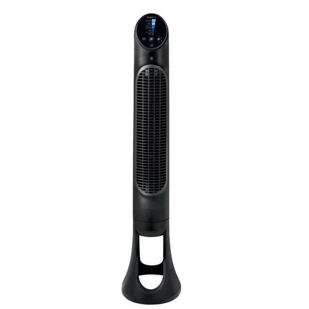 Aoibox 40 in. Black 5-Speeds Oscillating Vibrating Electric Tower Fan ...