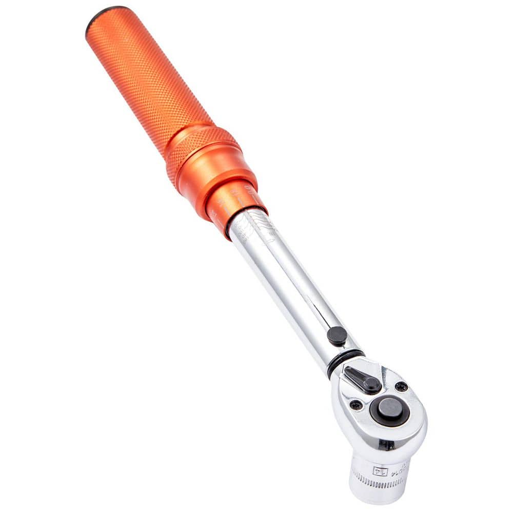 SKYSHALO Torque Wrench, 1.2 in. W x 9 in. D Chrome Vanadium Workbench Top, 1/4 in. Drive Click ...