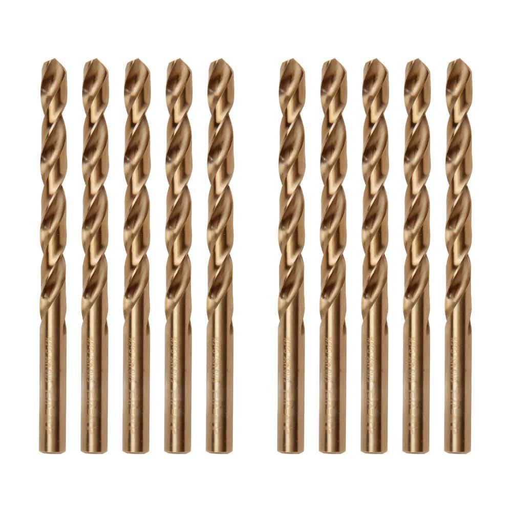 ‎POWERTEC 5/16 in. M35 HSS Cobalt Jobber Length Twist Drill Bits with ...