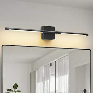 YANSUN 24 in. 1-Light Copper Wireless Wall Sconces, 6000K Cool White ...