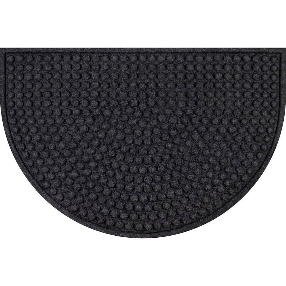 Reviews for TrafficMaster Onyx Dots Black 24 in. x 36 in. Rubber Half ...
